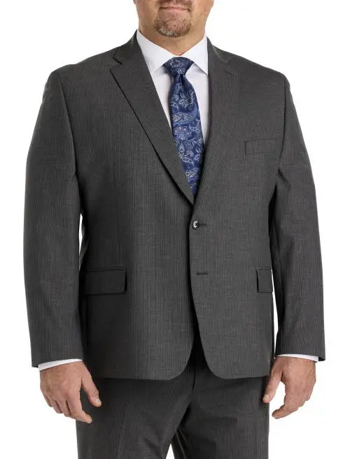 Michael Kors Big & Tall Pinstripe Suit Jacket
