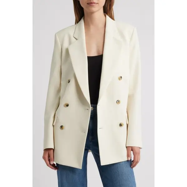 FRAME Relaxed Double Breasted Blazer