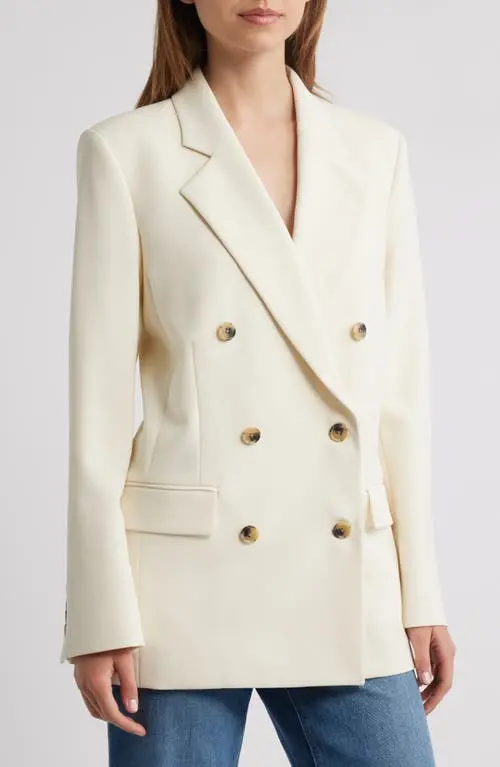 FRAME Relaxed Double Breasted Blazer