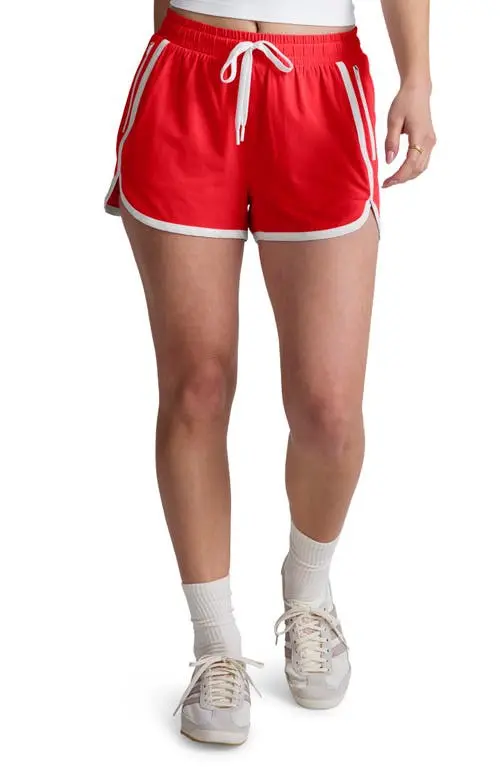 Beyond Yoga Tie Waist Course Shorts - Chilli Red