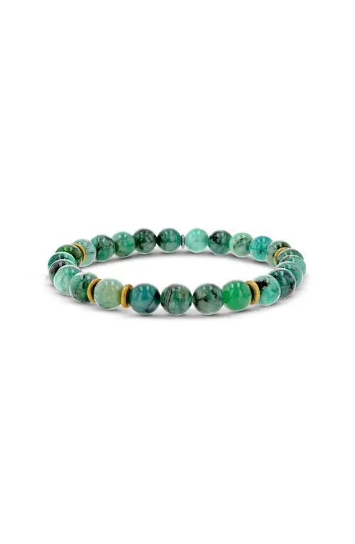 MR LOWE BY SHERYL LOWE Mr. Lowe Bead Bracelet - Emerald