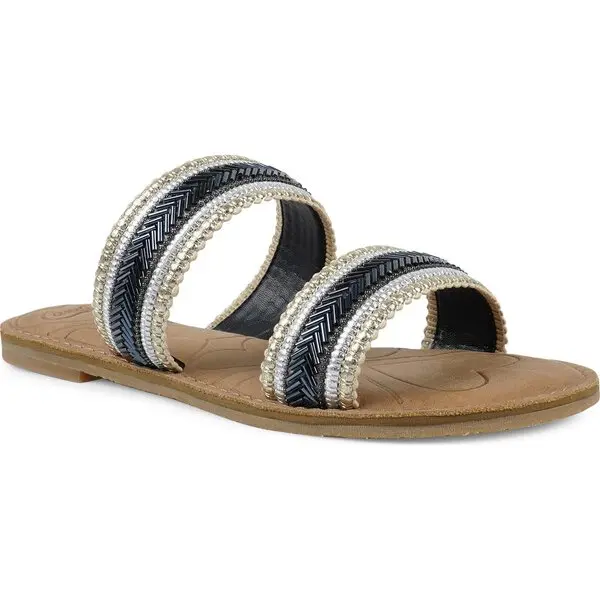CANDIE'S Two-strap Sandal - Black Multi