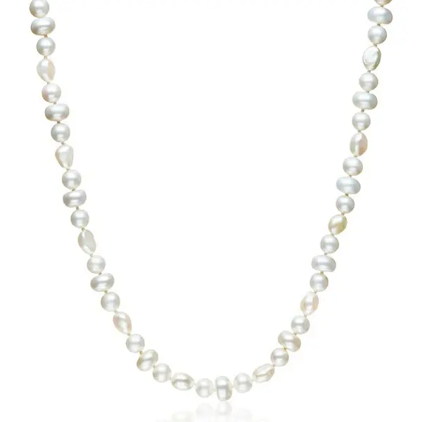 Sheryl Lowe Mixed Shape Necklace - Pearl