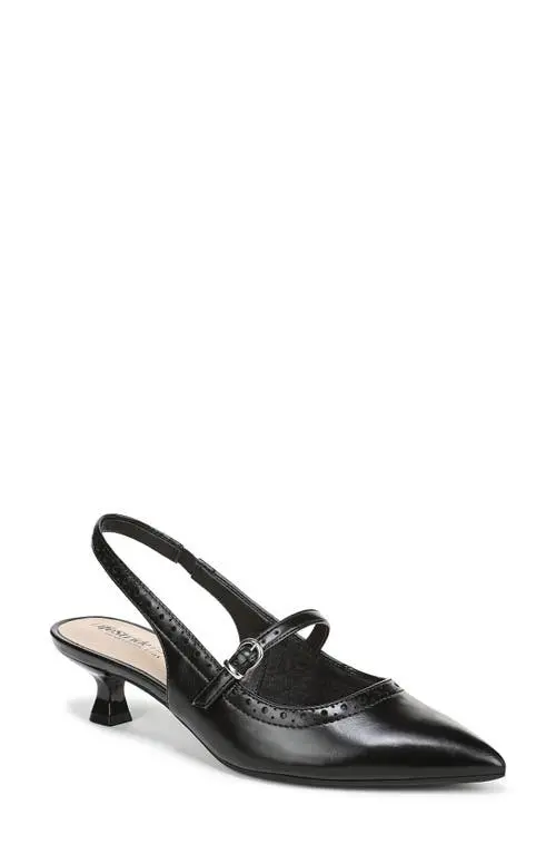 LIFESTRIDE Marilyn Slingback Kitten Heel Pumps - Black