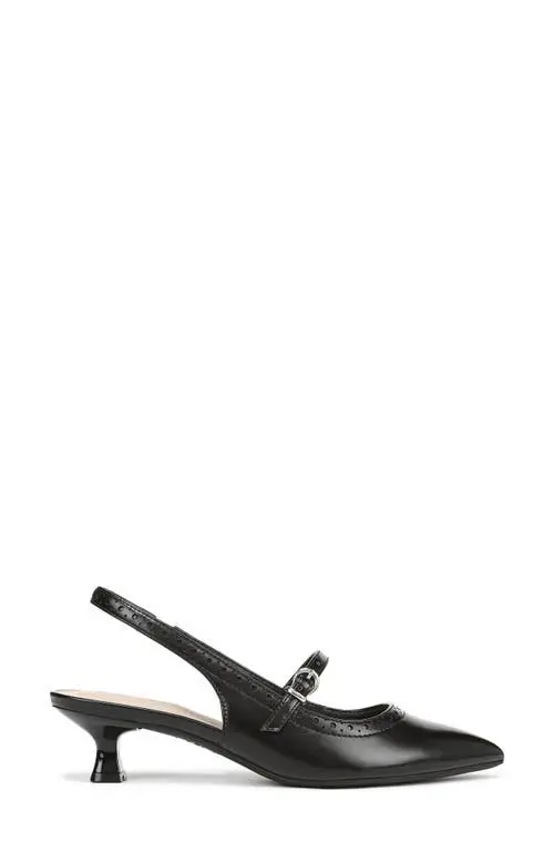LIFESTRIDE Marilyn Slingback Kitten Heel Pumps - Black