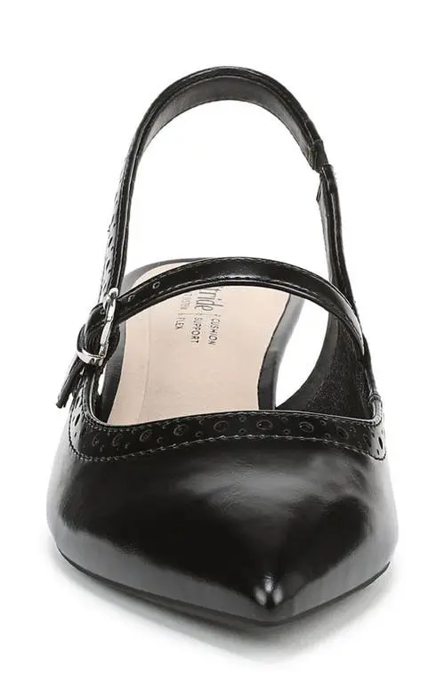 LIFESTRIDE Marilyn Slingback Kitten Heel Pumps - Black