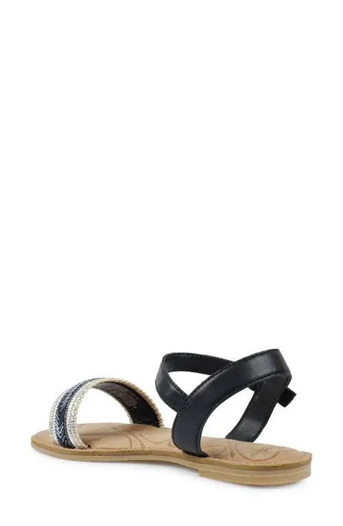CANDIE'S Ankle Strap Sandal - Black