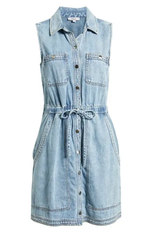 Rails Erica Sleeveless Denim Mini Dress - Faded Indigo | Editorialist