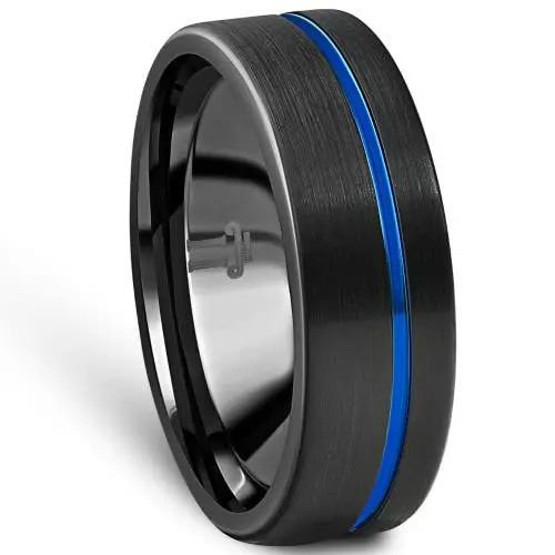 BLISS DIAMOND 8mm Band With Inlay