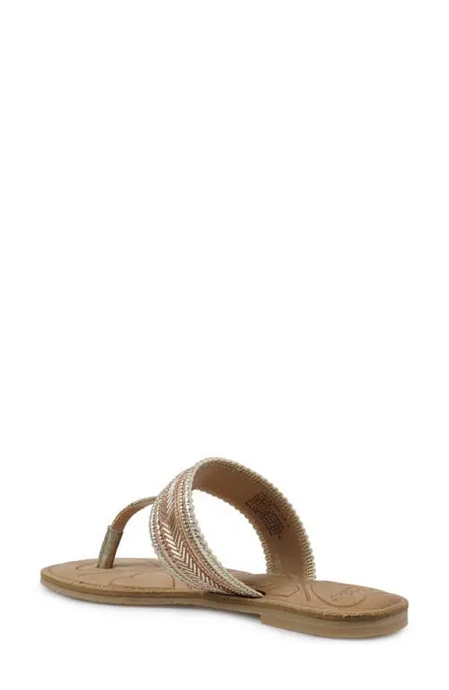 CANDIE'S Trystan Sandal - Light Brown Fabric