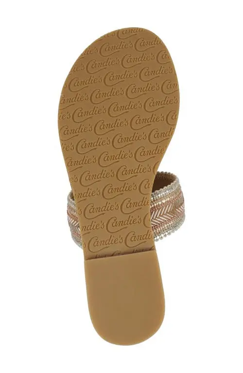 CANDIE'S Trystan Sandal - Light Brown Fabric