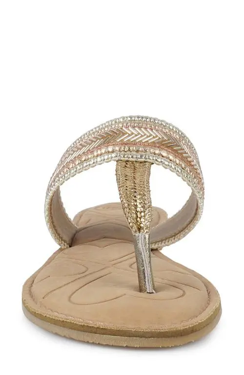 CANDIE'S Trystan Sandal - Light Brown Fabric