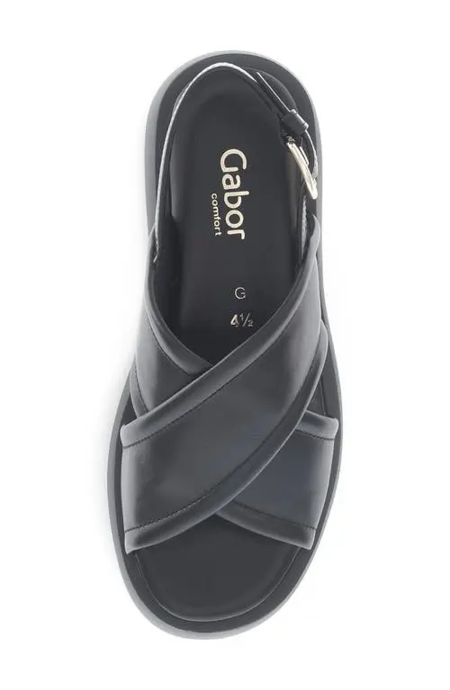 Gabor 62.851.67 Slingback Sandal - Black