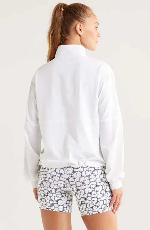 RECESS PICKLEBALL X ZELLA Recess X Zella Club Half Zip Pullover - White