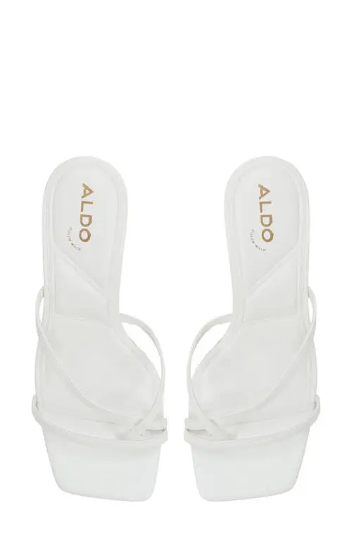 Aldo Calypsa Slide Sandal - White