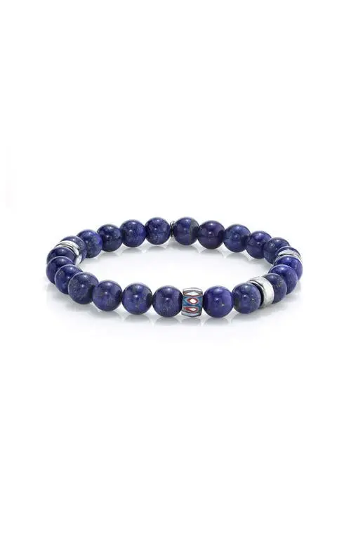 MR LOWE BY SHERYL LOWE Mr. Lowe Bead Bracelet - Lapis
