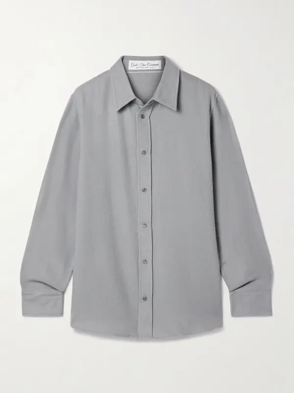 GOD’S TRUE CASHMERE Cashmere-twill Shirt