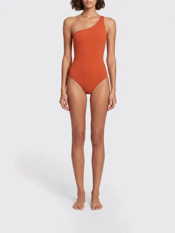 LIDO One Shoulder Swimsuit - Orange