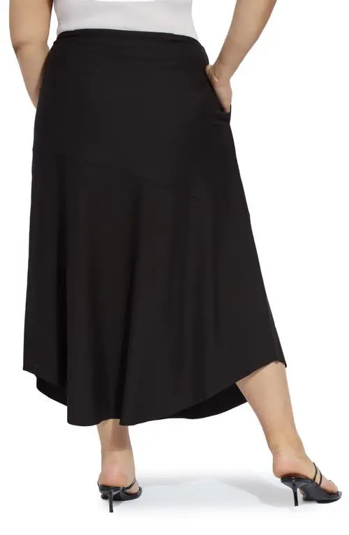 Lyssé Essentials A-line Ponte Midi Skirt