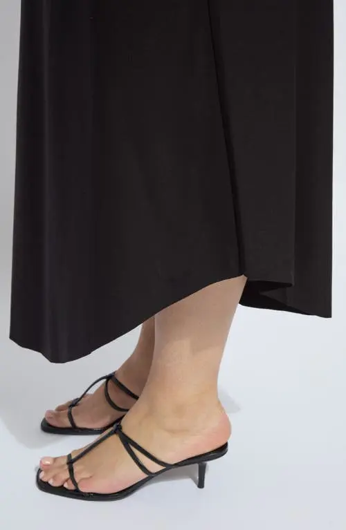 Lyssé Essentials A-line Ponte Midi Skirt