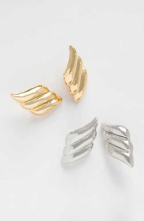 MARLYN SCHIFF Wing Stud Earrings - Gold