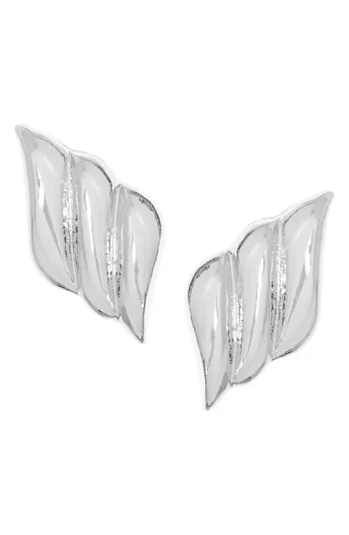 MARLYN SCHIFF Wing Stud Earrings - Silver