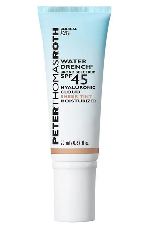 PETER THOMAS ROTH Water Drench® Broad Spectrum Spf 45 Hyaluronic Sheer Tint Moisturizer - Blue