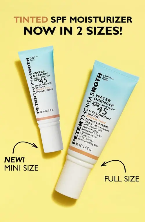 PETER THOMAS ROTH Water Drench® Broad Spectrum Spf 45 Hyaluronic Sheer Tint Moisturizer