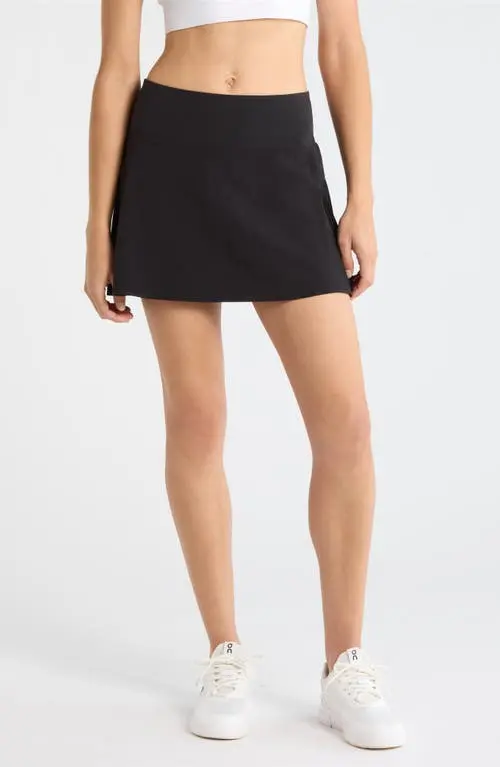 RECESS PICKLEBALL X ZELLA High Waist Pleated Skort - Black
