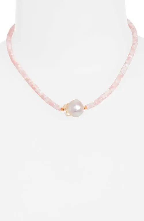 FRASIER STERLING Amalfi Baroque Freshwater Pearl Necklace