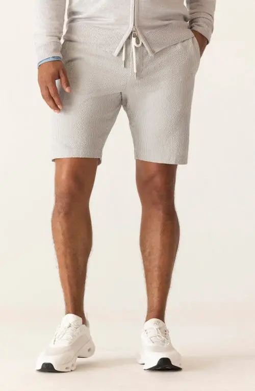 DEKE Infinity 360 Seersucker Bermuda Shorts - Indigo/natural