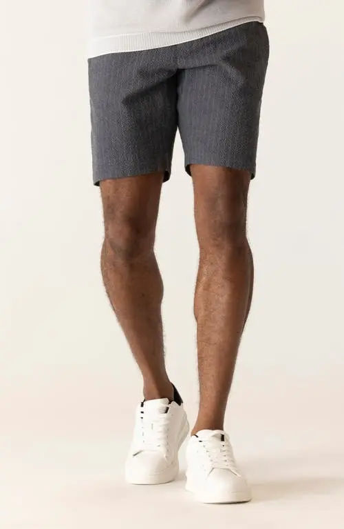 DEKE Infinity 360 Seersucker Bermuda Shorts - Shadow/ Blue