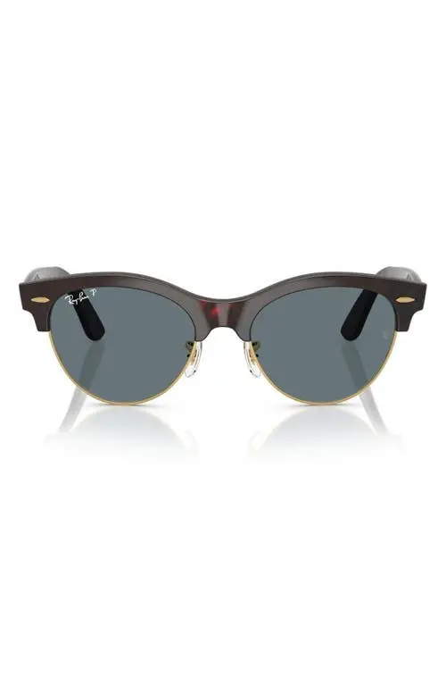 Ray-ban 54mm Gradient Polarized Sunglasses - Red Havana