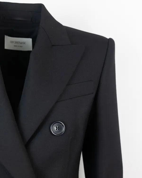 Sportmax Gelly Stretch Wool Blazer