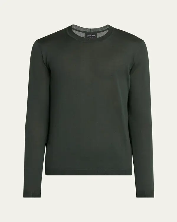 Giorgio Armani Cashmere Knit Crewneck Sweater