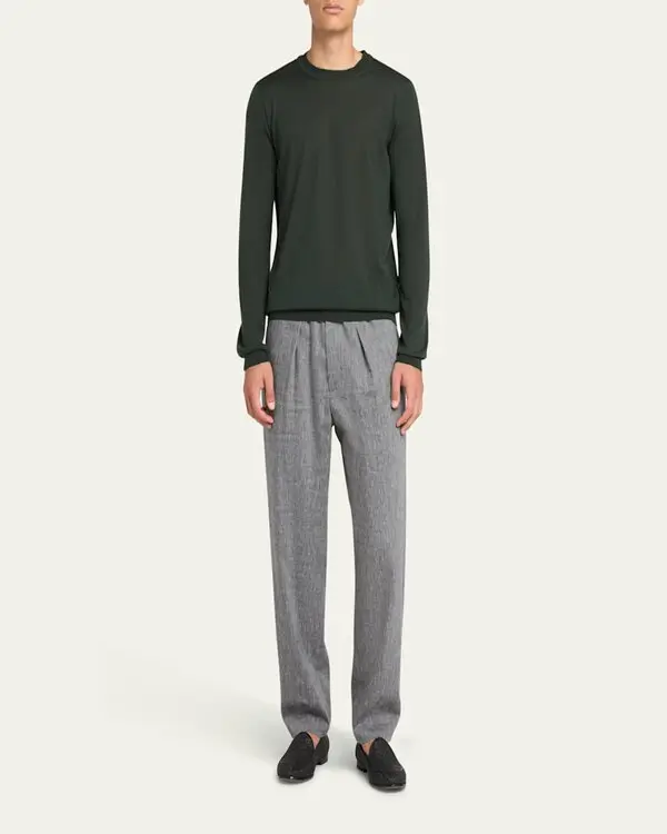 Giorgio Armani Cashmere Knit Crewneck Sweater