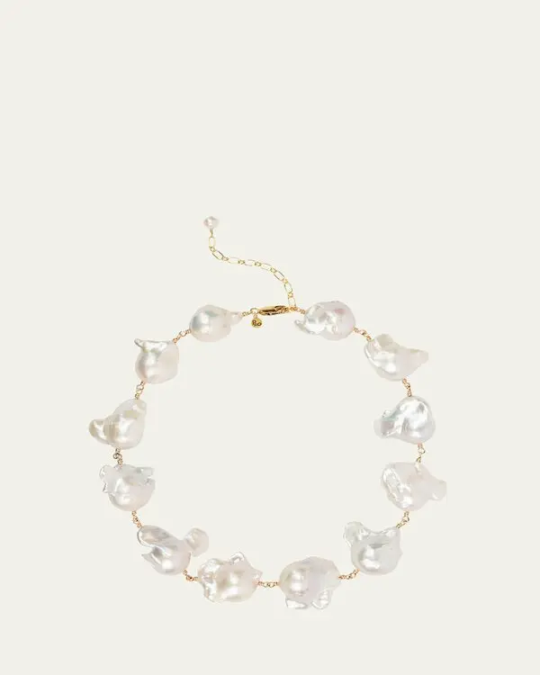 PRESLEY OLDHAM Pearls Necklace - Gold
