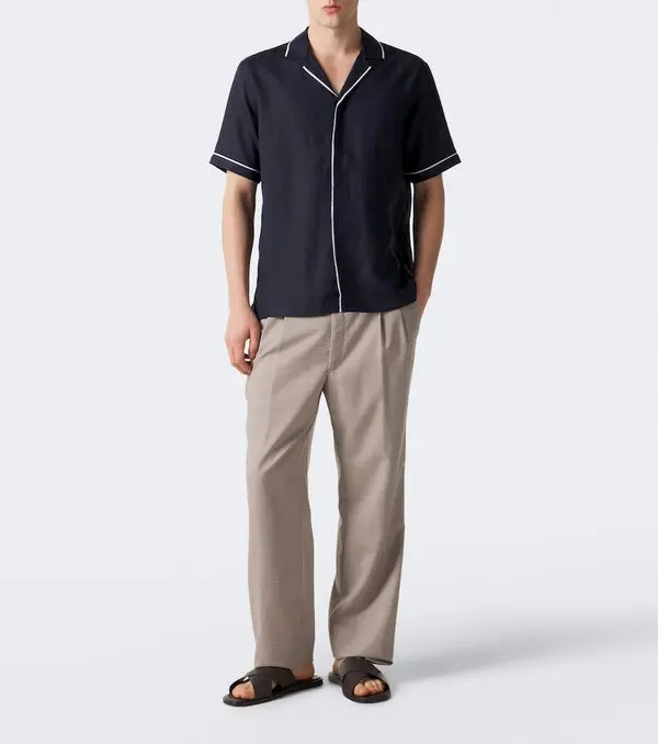 Orlebar Brown Maitan Linen Shirt