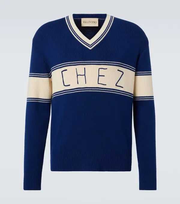 Valentino Garavani Wool And Cotton Sweater