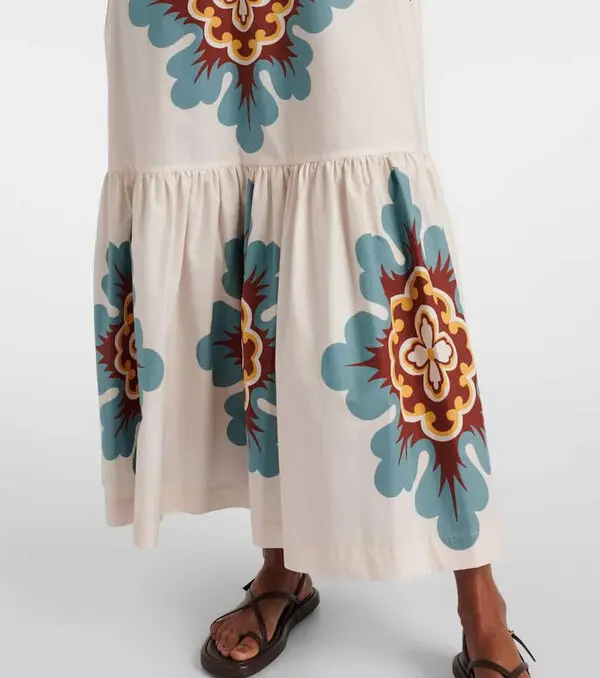 La DoubleJ Artemis Printed Cotton Shirtdress - Multicoloured