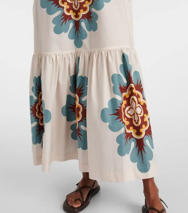 La DoubleJ Artemis Printed Cotton Shirtdress - Multicoloured