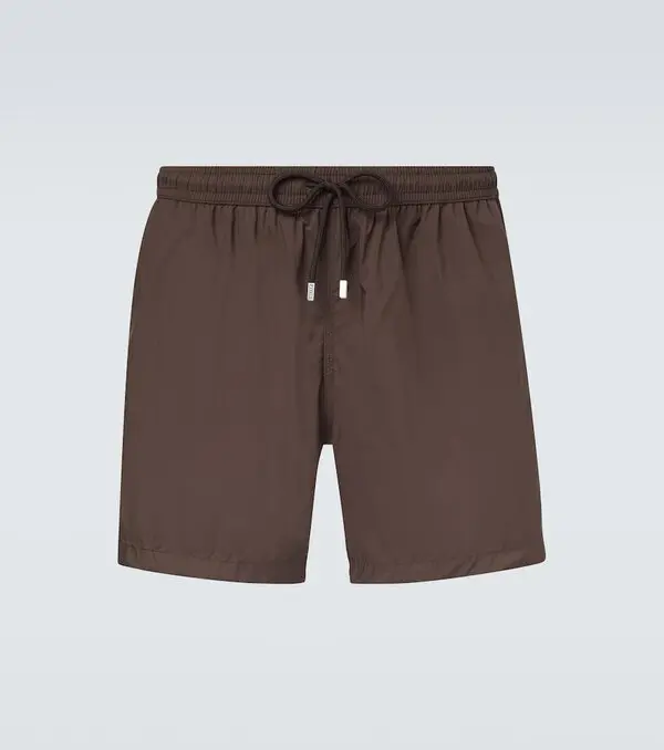 Fedeli Madeira Swim Trunks - Brown