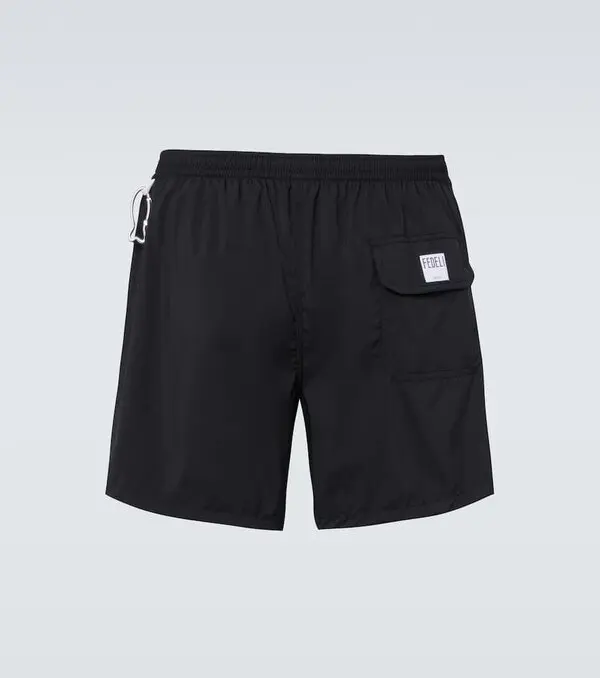 Fedeli Madeira Swim Trunks - Black