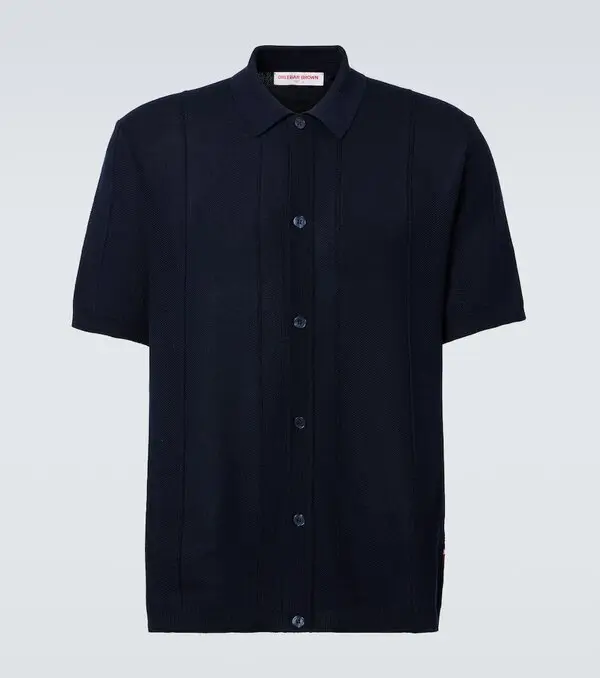 Orlebar Brown Tiernan Cotton Polo Shirt - Blue