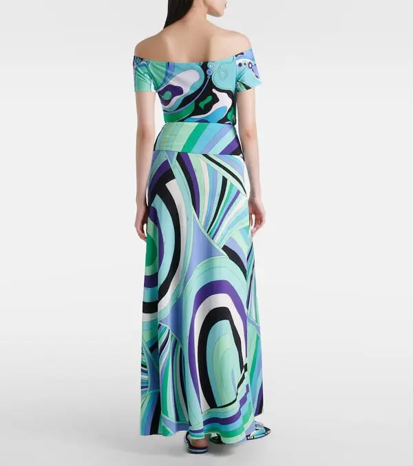 Emilio Pucci Iride Maxi Skirt - Multicoloured