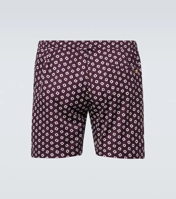 Orlebar Brown Bulldog Printed Swim Trunks - Brown