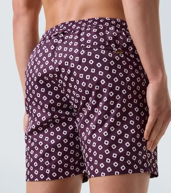 Orlebar Brown Bulldog Printed Swim Trunks - Brown