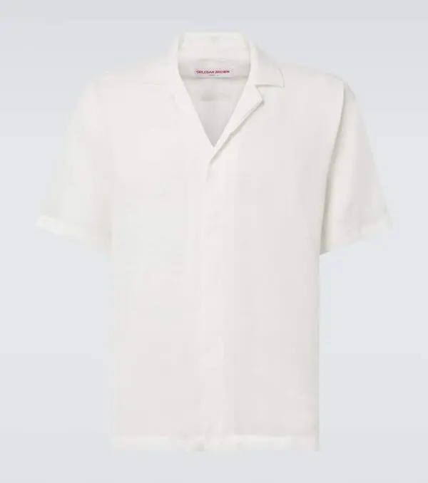 Orlebar Brown Maitan Linen Shirt - White