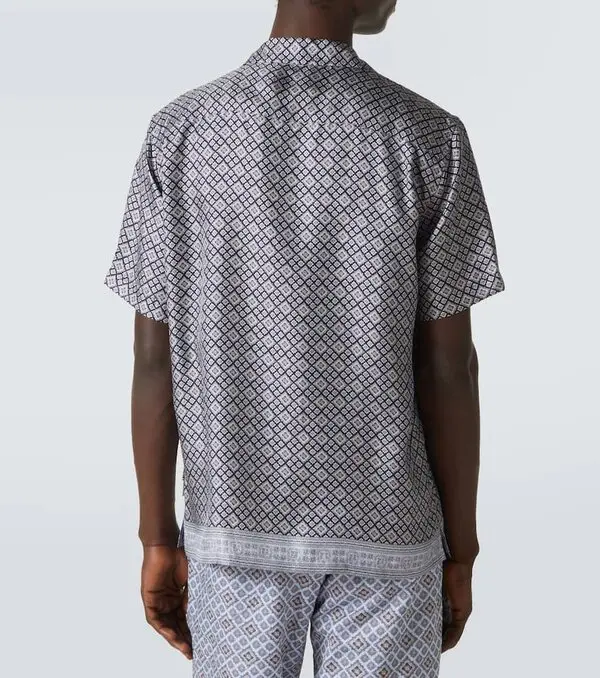 Orlebar Brown Maitan Printed Silk Blowing Shirt