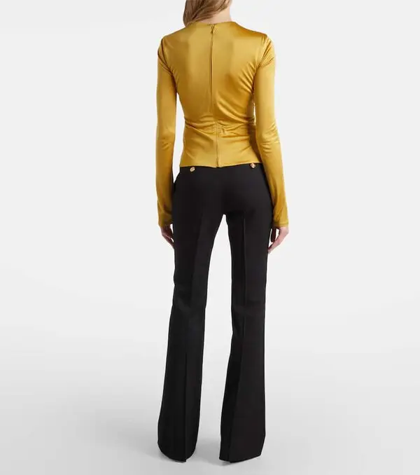 Versace Safety Pin Jersey Top